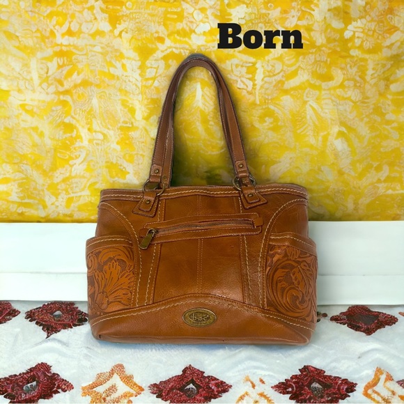 Born | Bags | Born Large Purse Handbag Brown | Poshmark